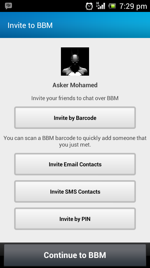 BlackBerry Messenger for Android (BBM) :: A walk-through | GeekLK
